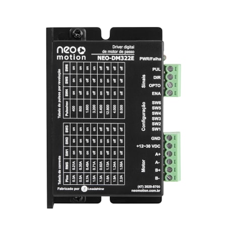 Driver para Motor de Passo - Leadshine 2.2A DM322E | Tech Makers