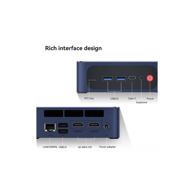 Mini Pc Sei 12 Intel Beelink I5 16G 500G Windows 11 - Tech Makers